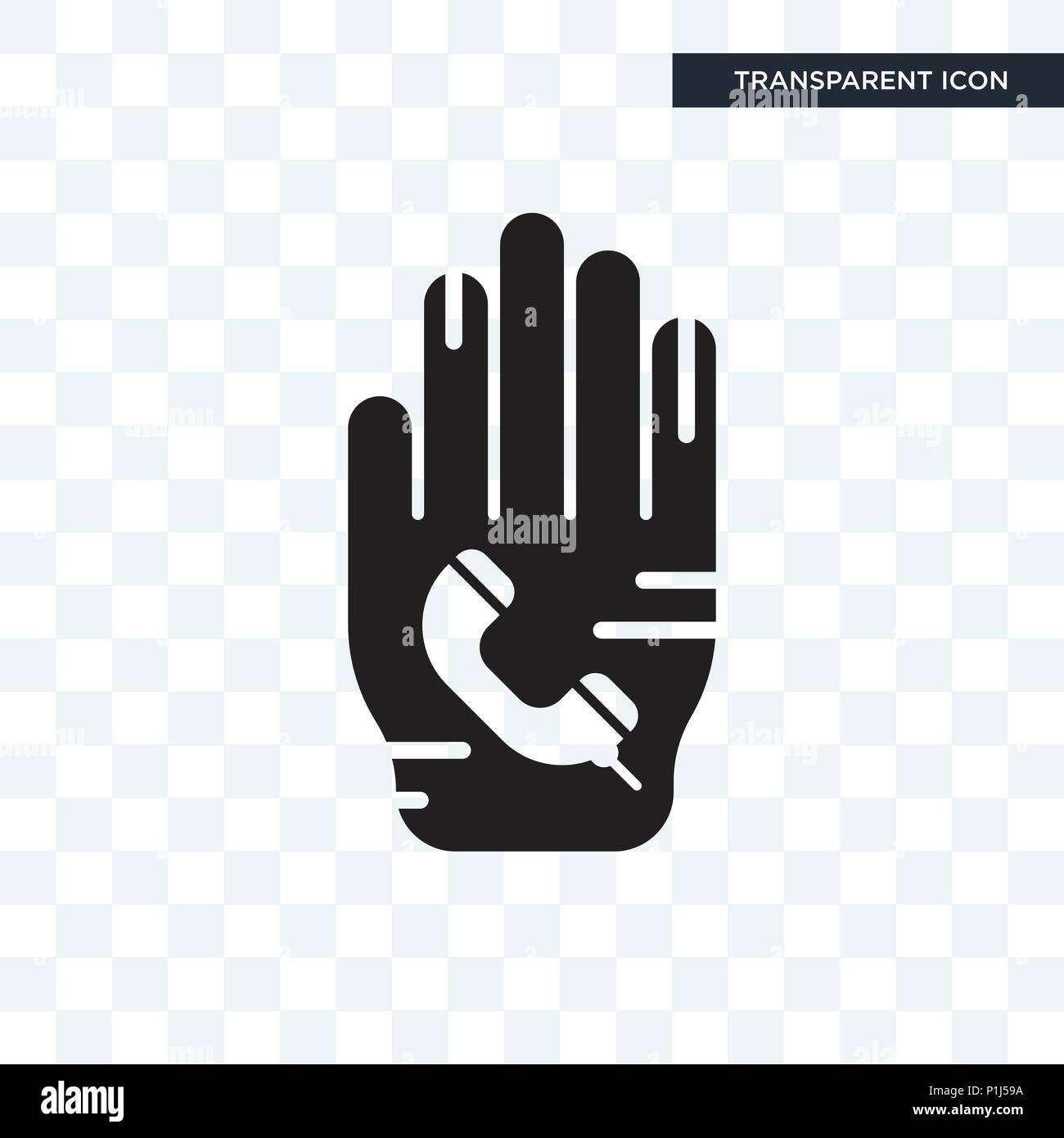 Phone call vector icon isolated on transparent background, Phone call ...