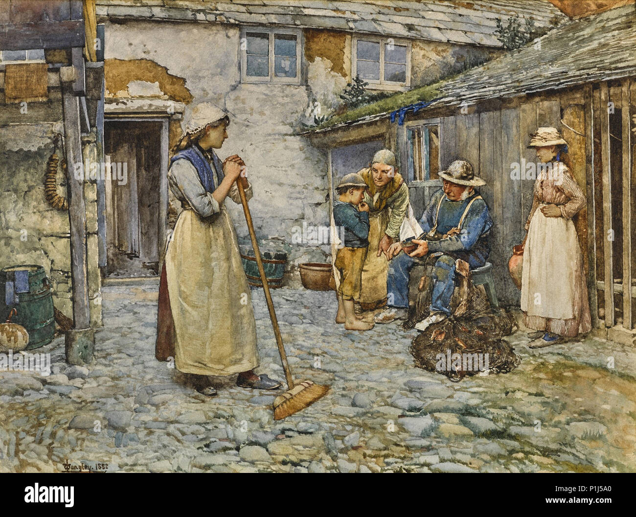 Walter langley painting hi-res stock photography and images - Alamy