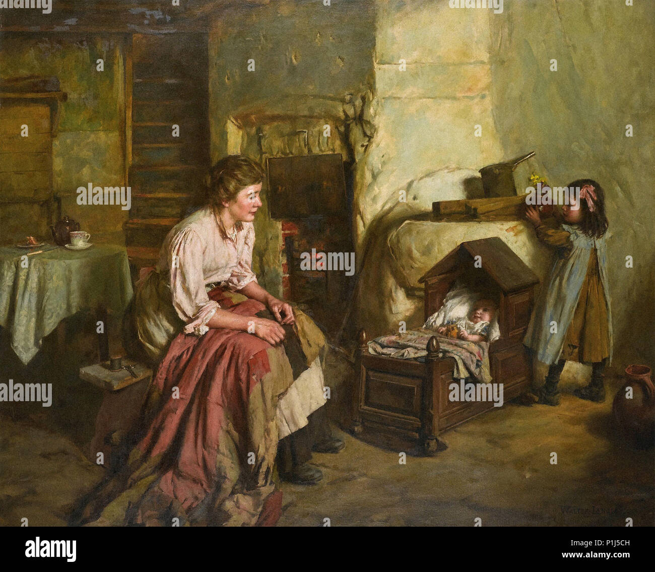 Walter langley painting hi-res stock photography and images - Alamy