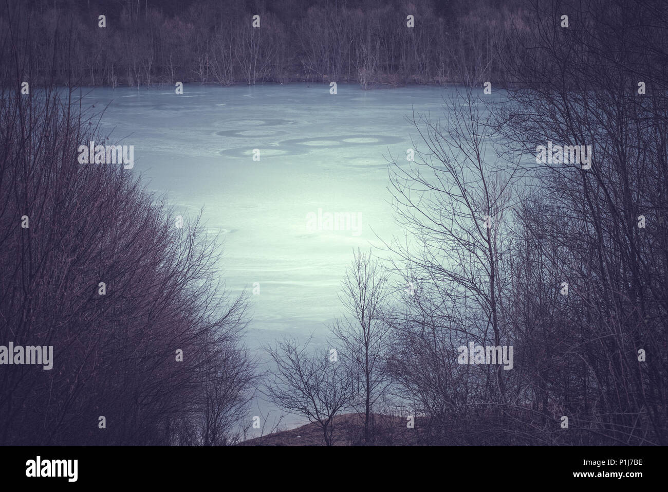 Cyanide pollution at Geamana lake. Residuals from copper mining, Rosia ...