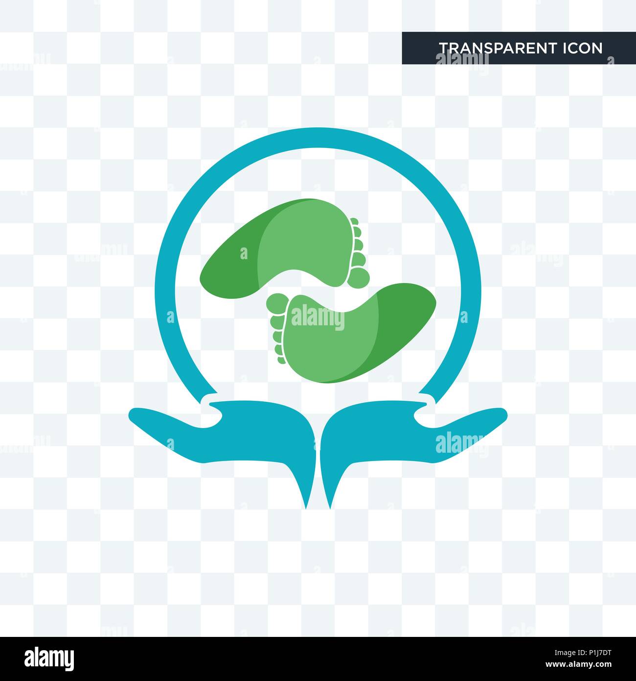 acupressure vector icon isolated on transparent background, acupressure ...