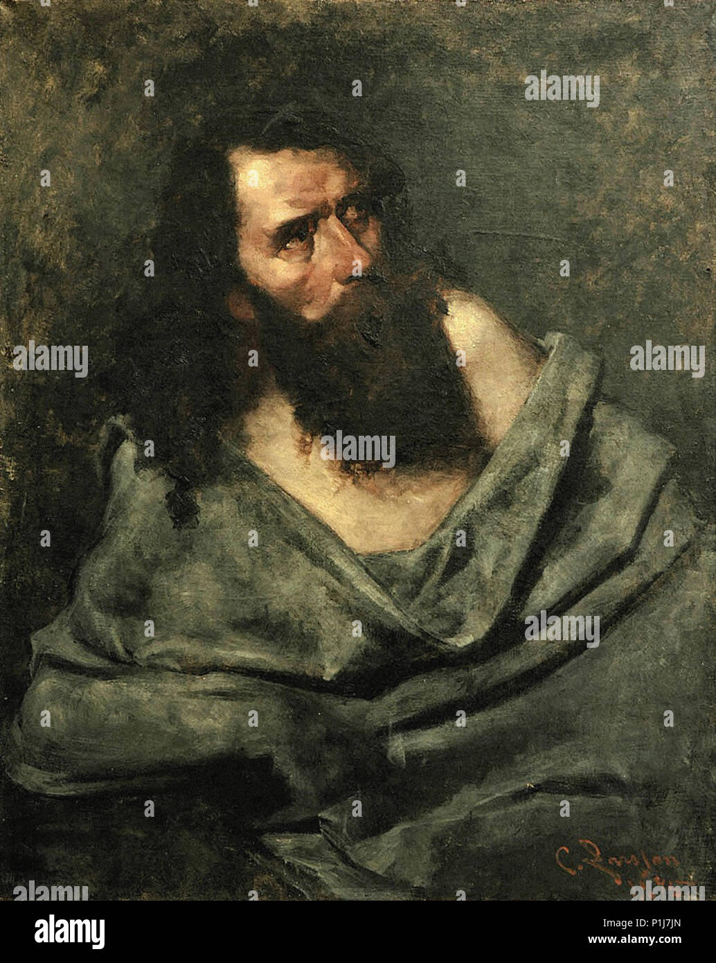 Larsson Carl - Seated Model Stock Photo - Alamy