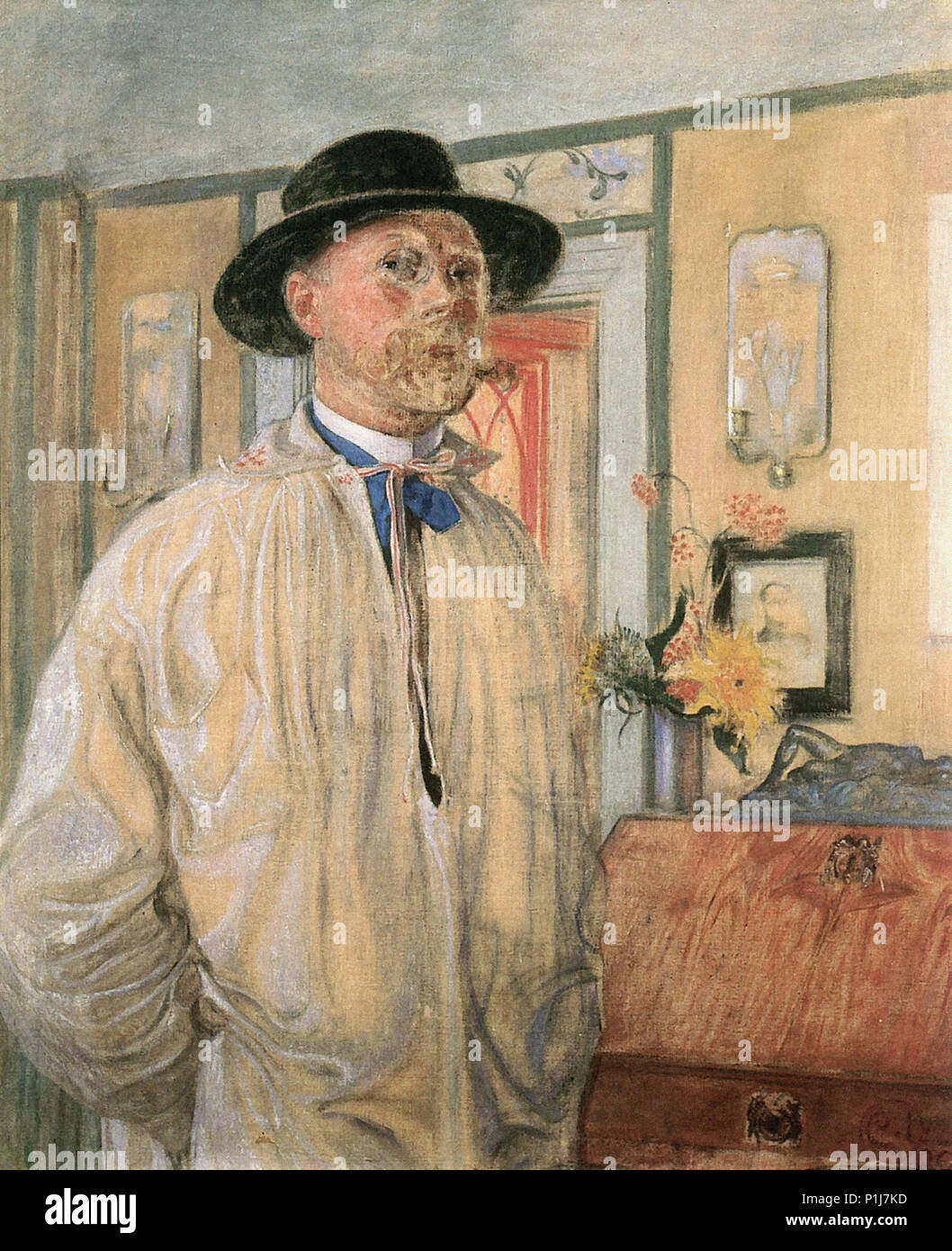Carl larsson self portrait hi-res stock photography and images - Alamy