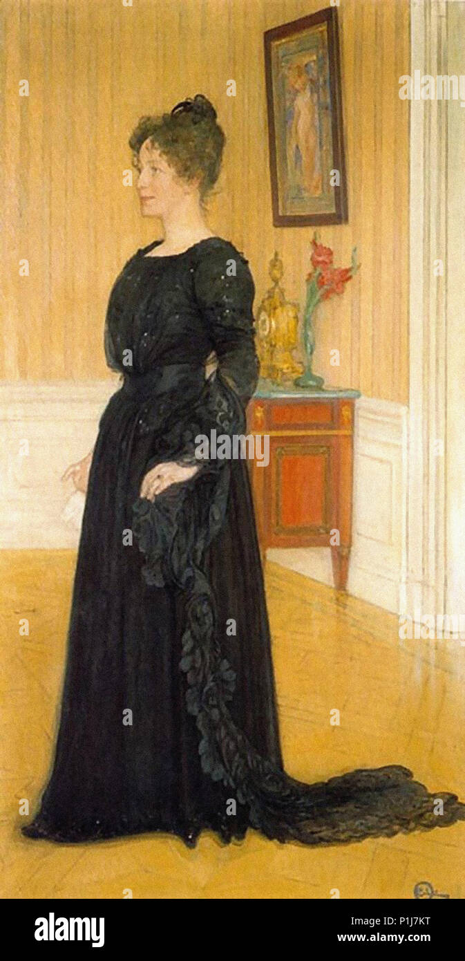 Larsson Carl - Signe Thiel 1 Stock Photo - Alamy