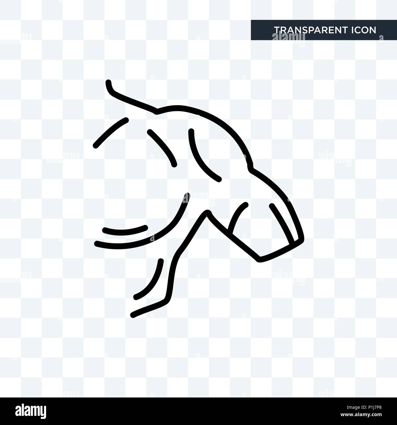 Men Shoulder vector icon isolated on transparent background, Men ...