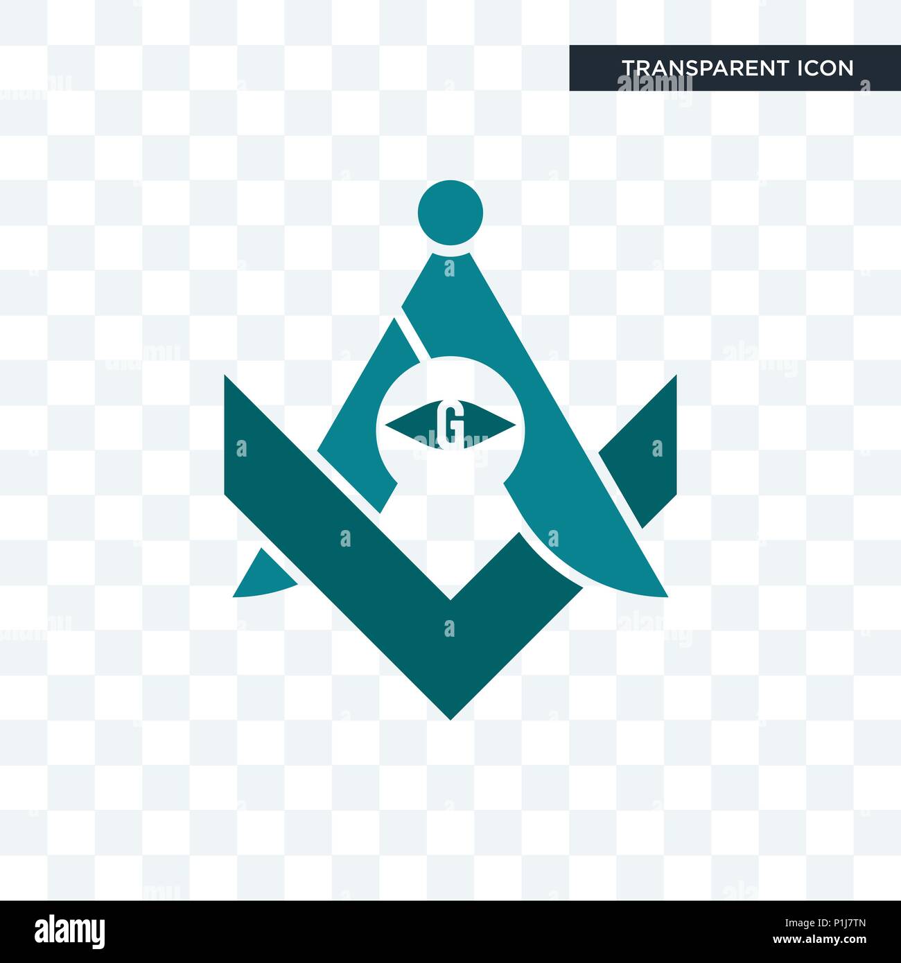 freemasons vector icon isolated on transparent background, freemasons ...