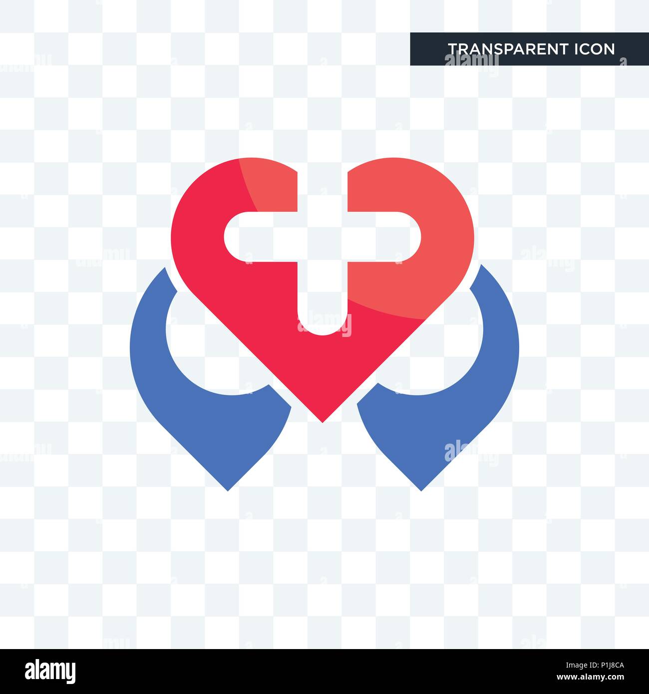 healt vector icon isolated on transparent background, healt logo ...
