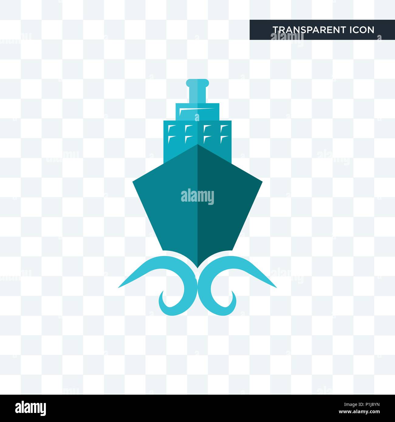 shipping company vector icon isolated on transparent background ...