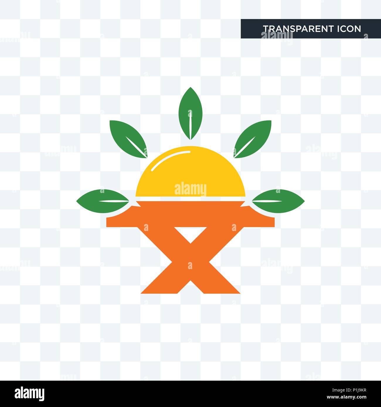 farm to table vector icon isolated on transparent background, farm to ...