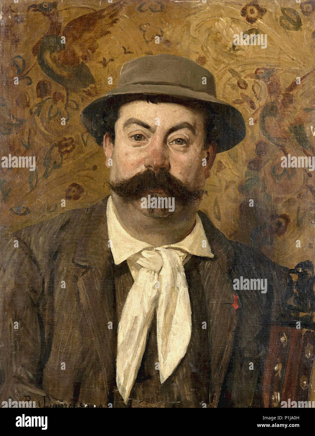 Laurens Jean-Paul - Portrait De Monsieur Louis Pretet Stock Photo - Alamy