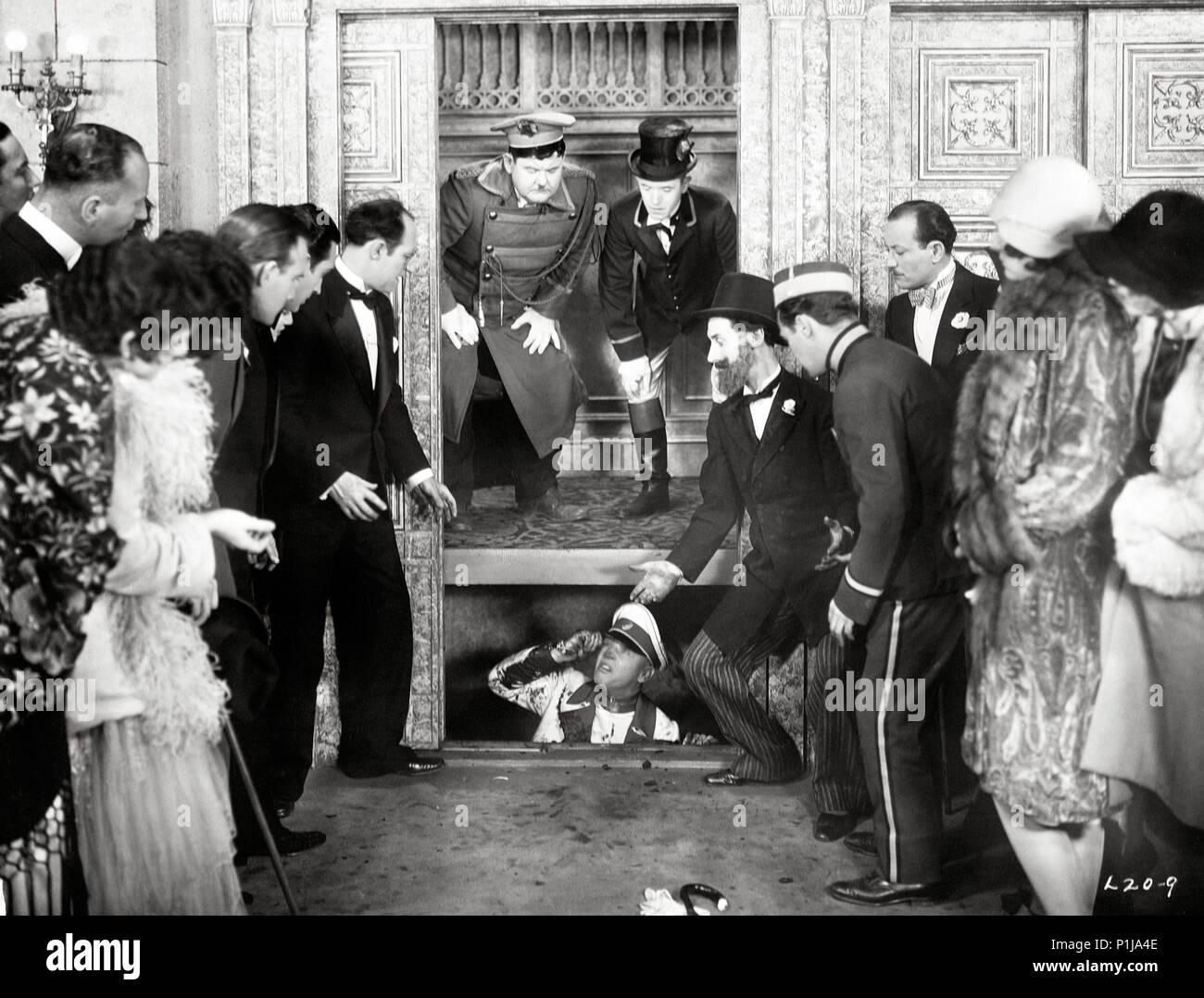 Oliver Hardy Funeral