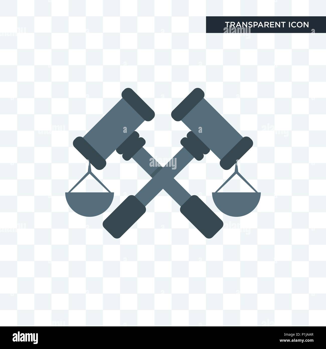 judiciary vector icon isolated on transparent background, judiciary ...