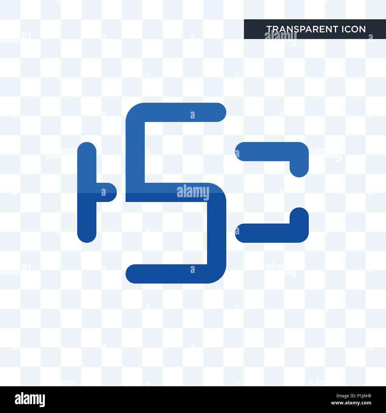 hsc vector icon isolated on transparent background, hsc logo concept ...