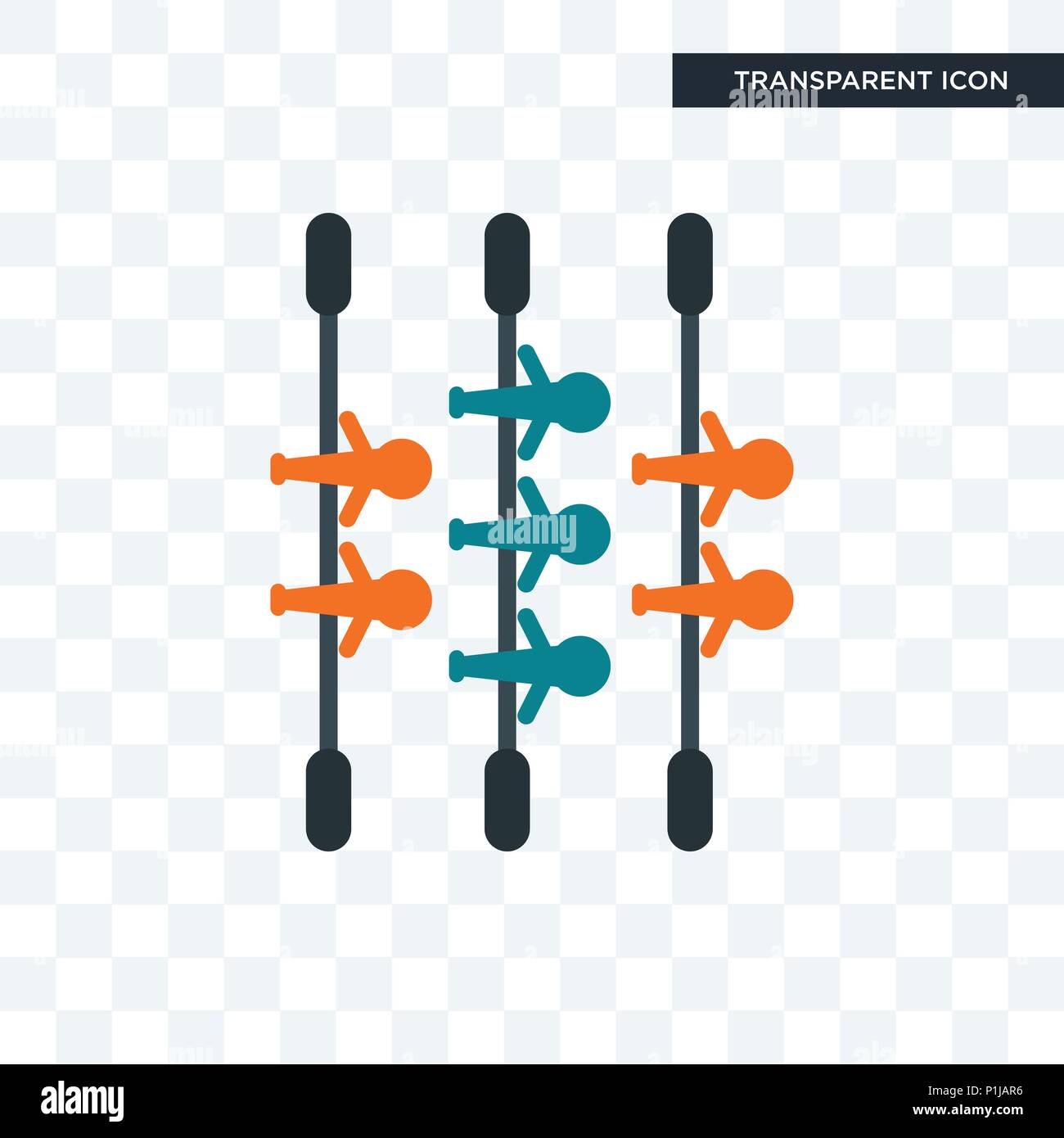 kicker vector icon isolated on transparent background, kicker logo ...