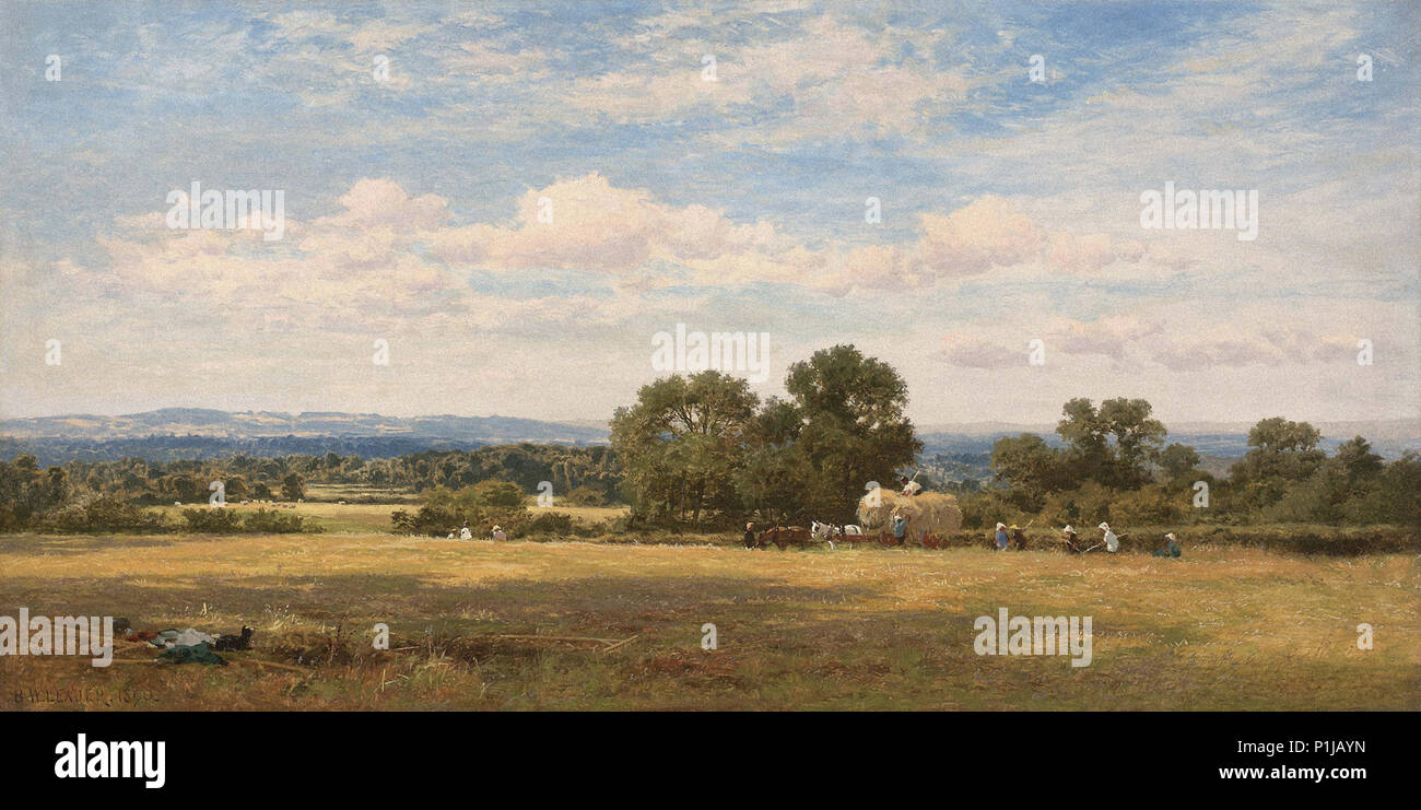 Leader Benjamin Williams - a Hayfield Whittington Worcester Stock Photo ...