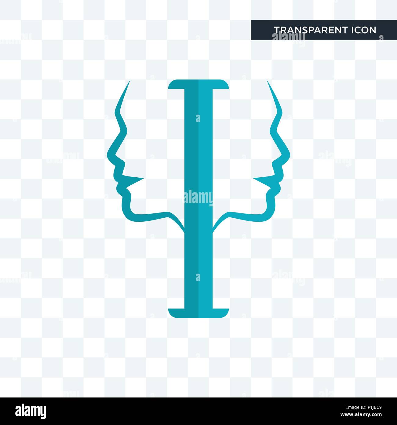 psycology vector icon isolated on transparent background, psycology ...