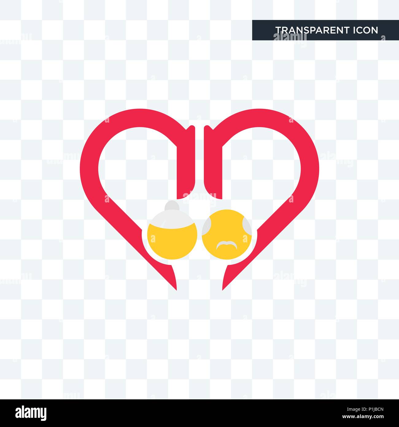 senior care vector icon isolated on transparent background, senior care ...