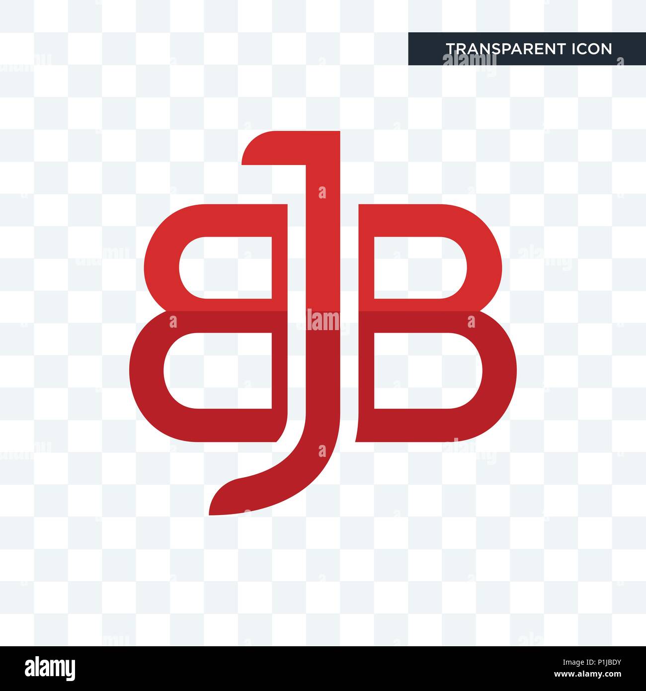 bbj vector icon isolated on transparent background, bbj logo concept ...