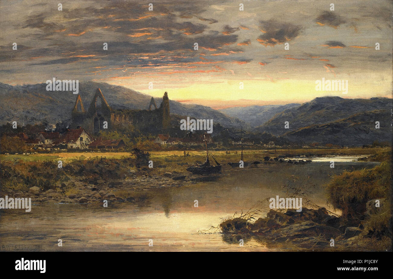 Tintern abbey painting hi-res stock photography and images - Alamy