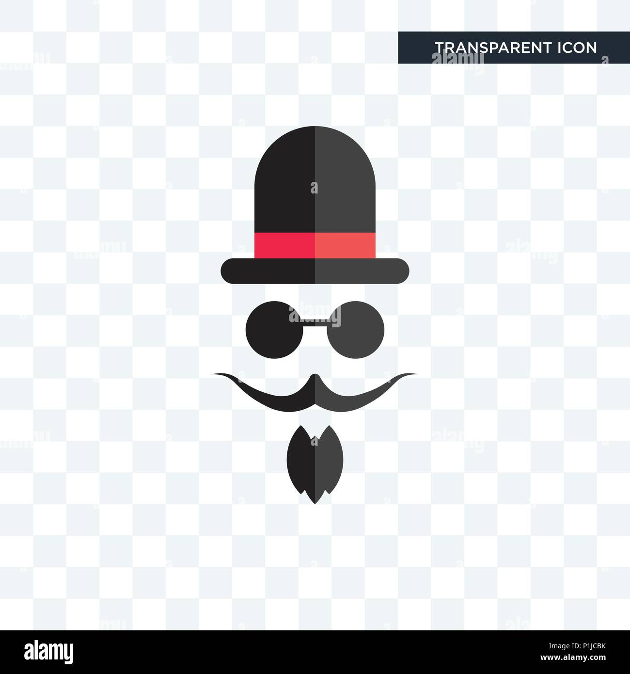 mister vector icon isolated on transparent background, mister logo ...