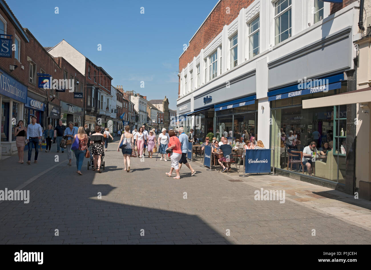 Beverley town shopping centre hi-res stock photography and images - Alamy