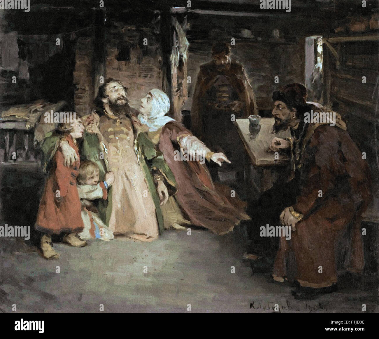 Lebedev Klavdiy - Ivan the Terrible 1 Stock Photo - Alamy