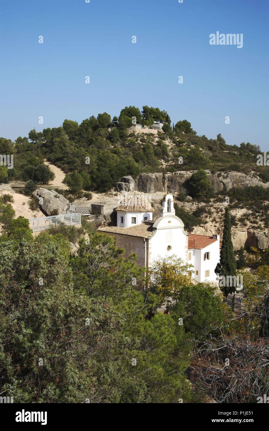 SPAIN - Catalonia - Ribera d?Ebre (district) - TARRAGONA. Flix; ermita ...