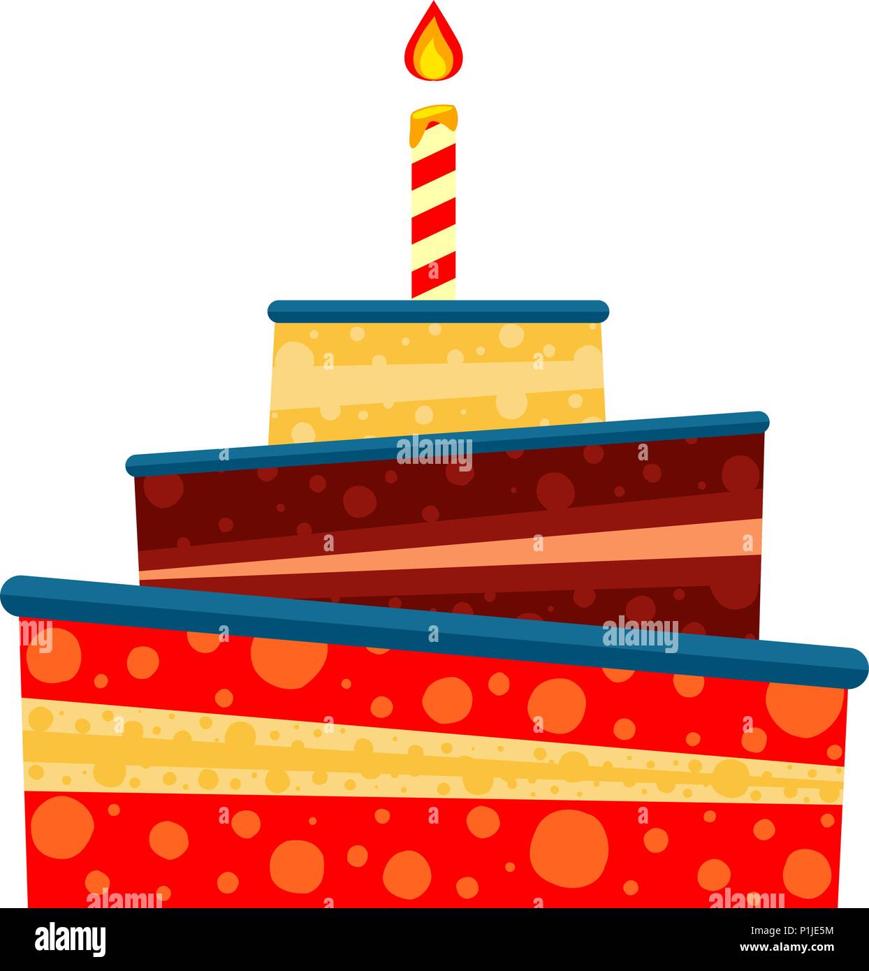 3 Layered Cake Clipart Pics