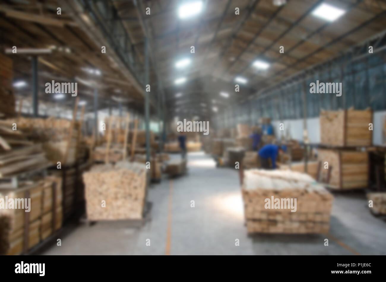 Industrial background woodworking plant working hi-res stock ...