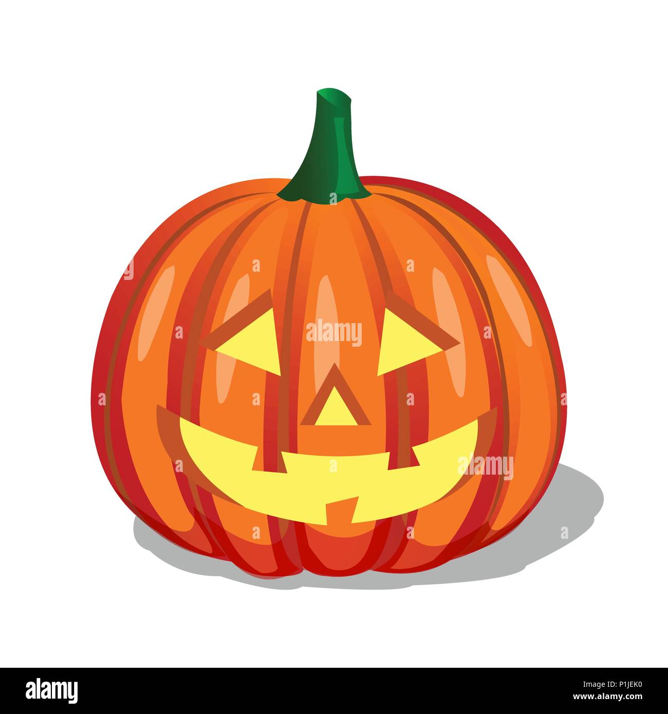 Pumpkin and grass Stock Vector Images - Alamy