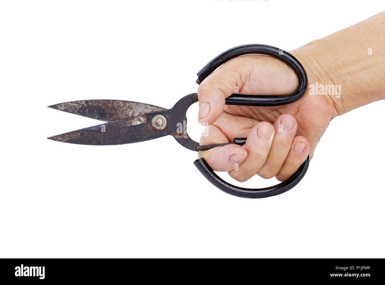 Old rusty scissors hi-res stock photography and images - Alamy