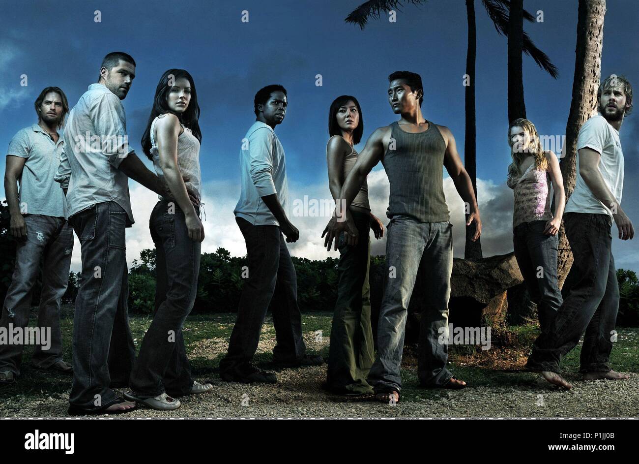 Evangeline lilly and dominic monaghan hi-res stock photography and ...