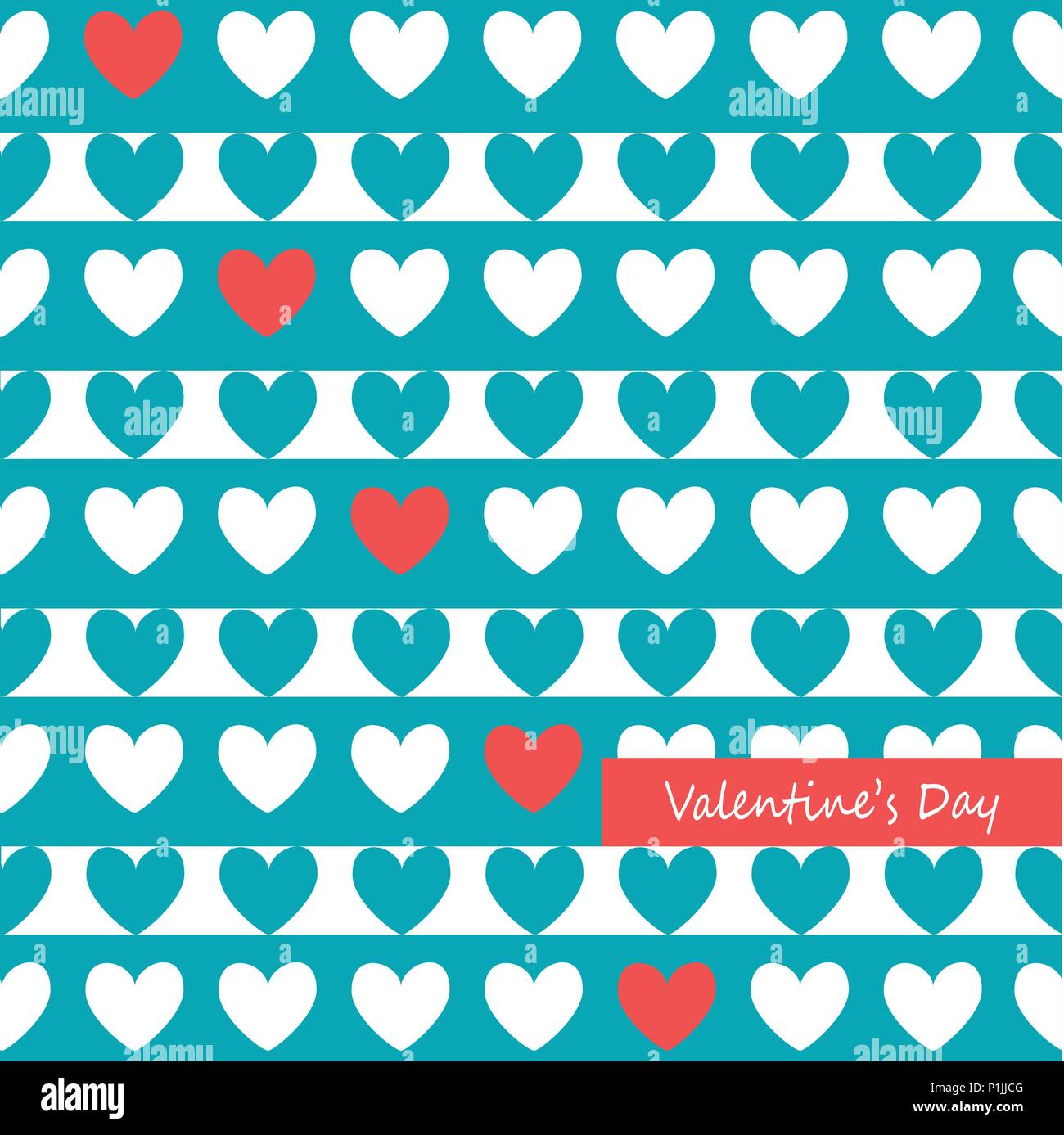 Valentines Day Greeting Card Stock Vector Image And Art Alamy