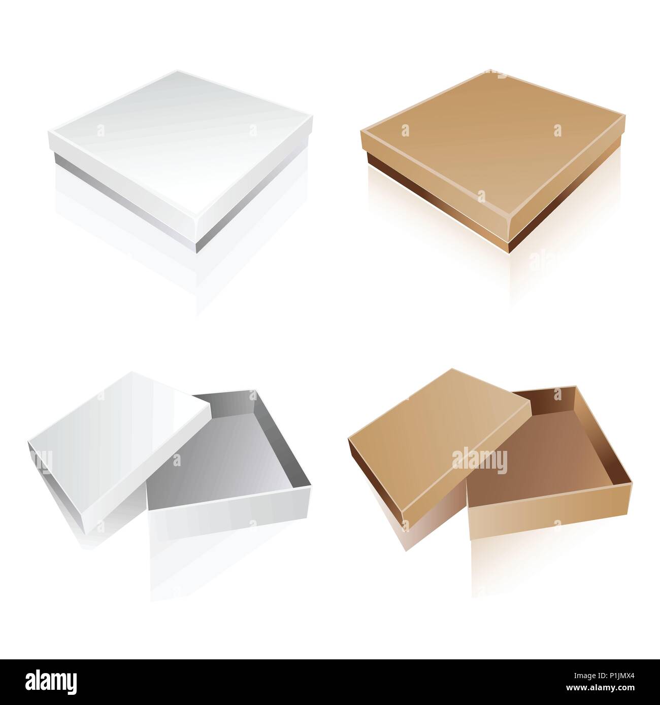 Delivery boxes heavy Stock Vector Images - Alamy