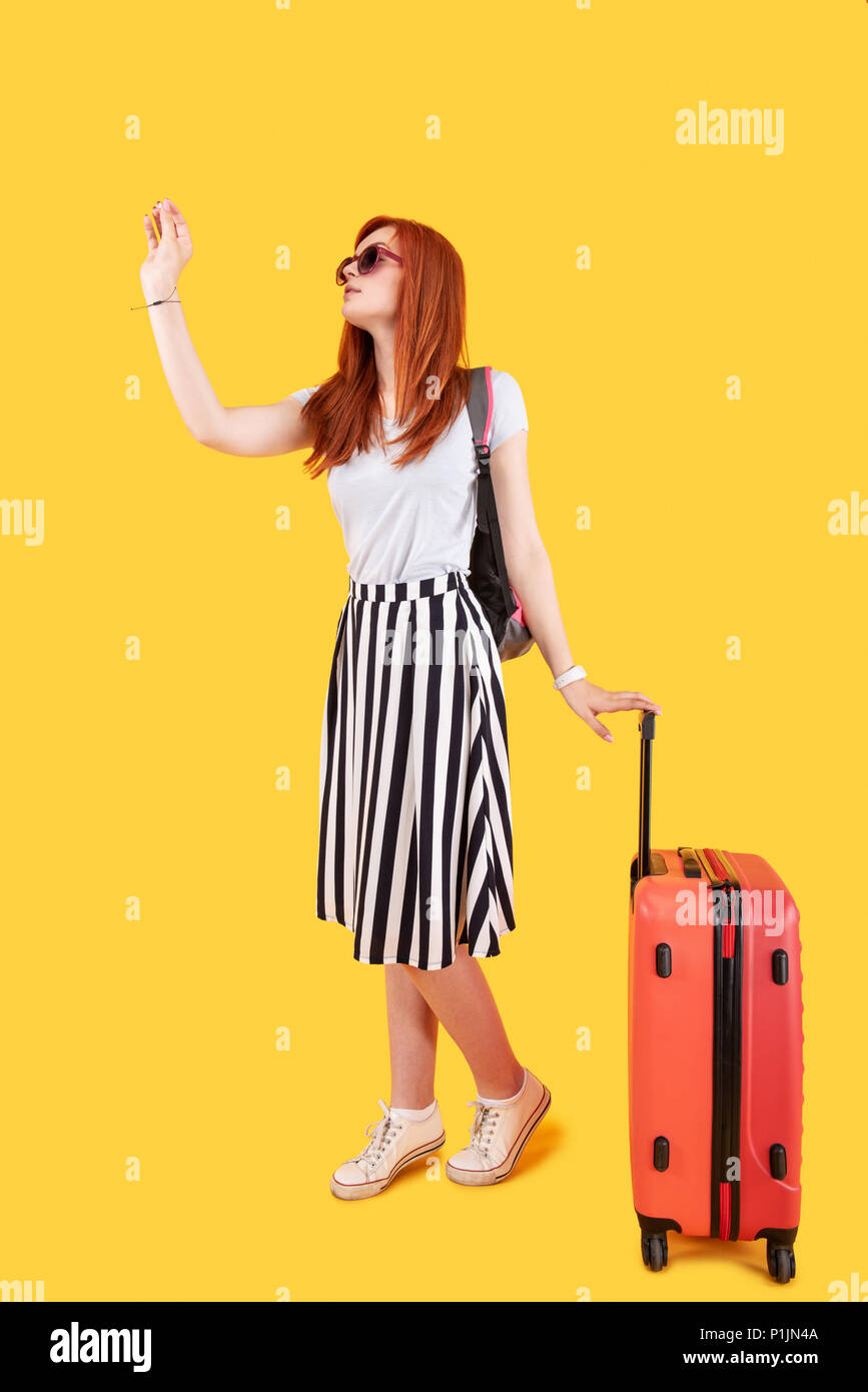 Woman knocking door hi-res stock photography and images - Alamy