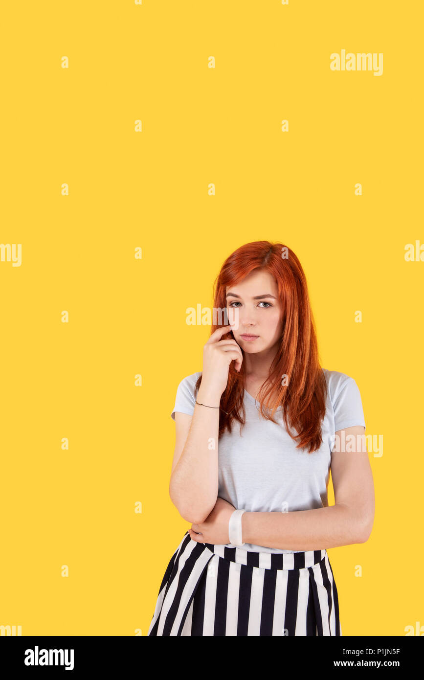 Serious teen face hi-res stock photography and images - Alamy