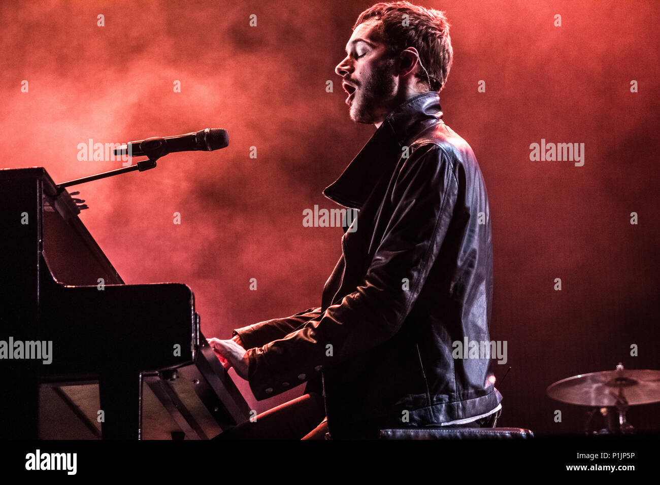 Tom Smith of Editors performing live at Victorious Festival 2016 Stock ...