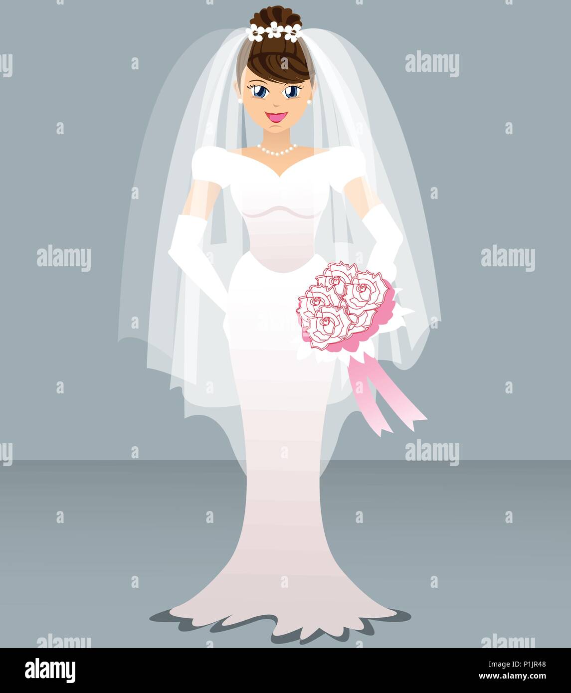 Wedding - bride Stock Vector Image & Art - Alamy