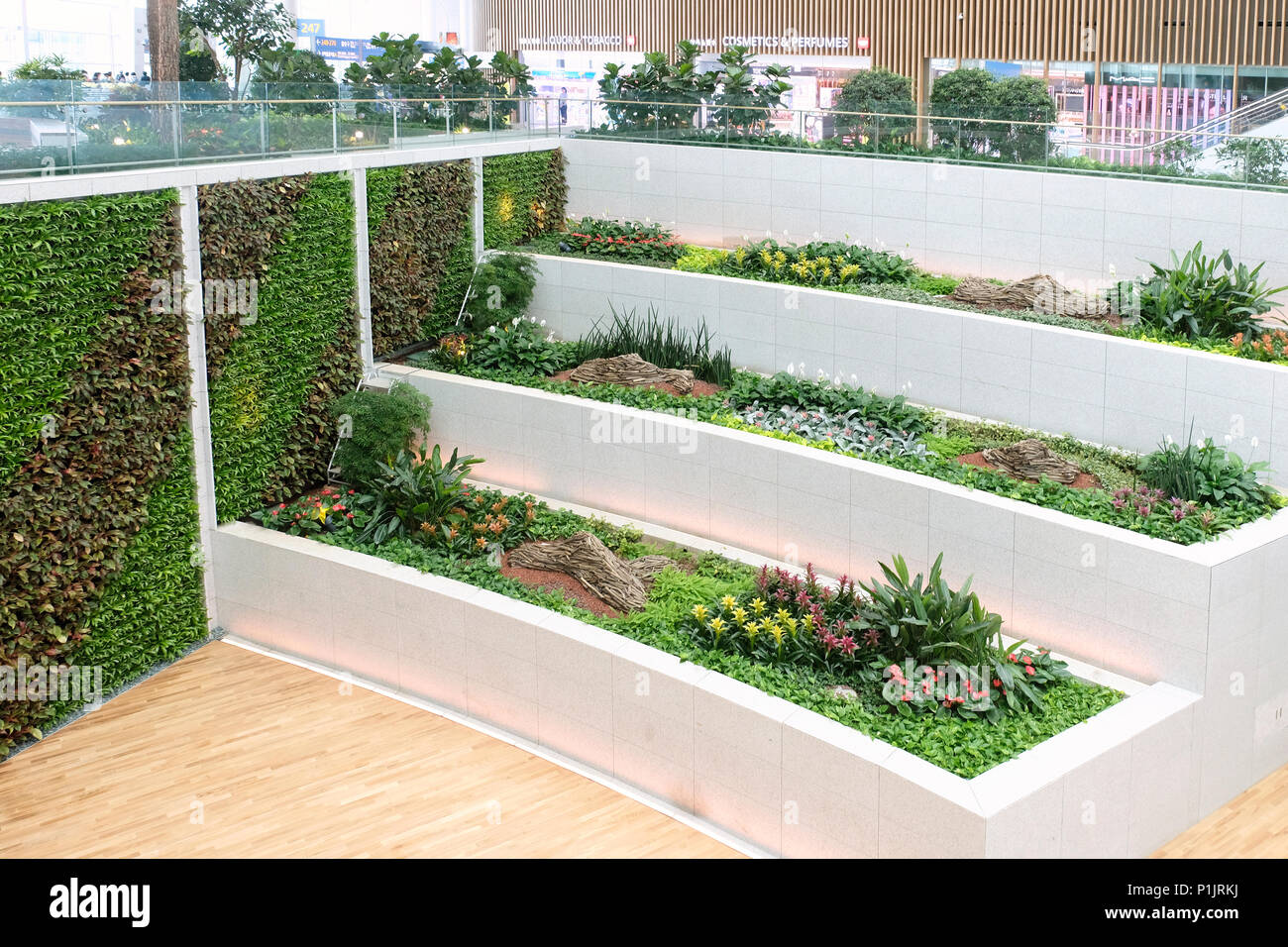 Interior of terminal 2 of Incheon International Airport sometimes ...