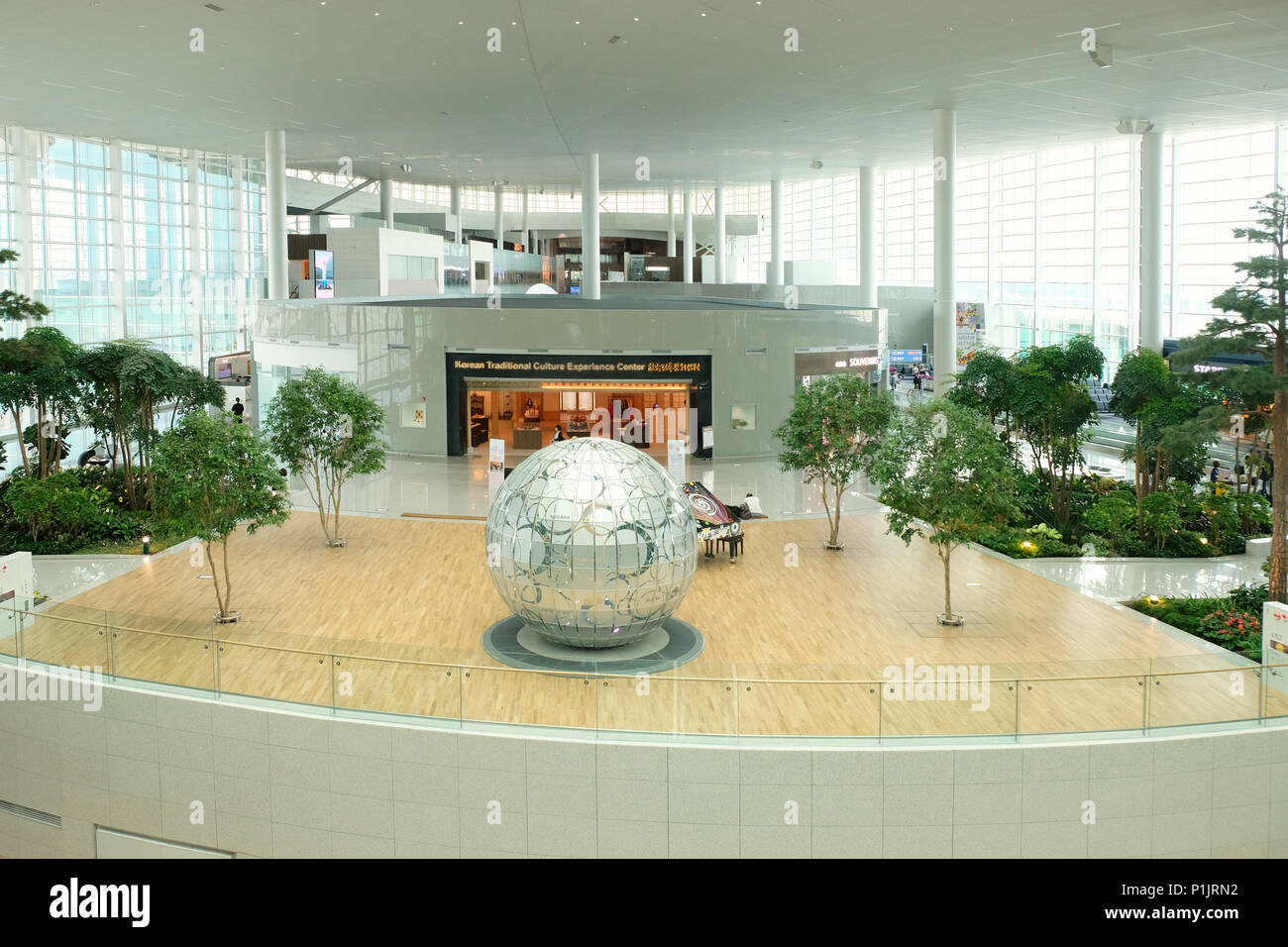 Interior of terminal 2 of Incheon International Airport sometimes ...