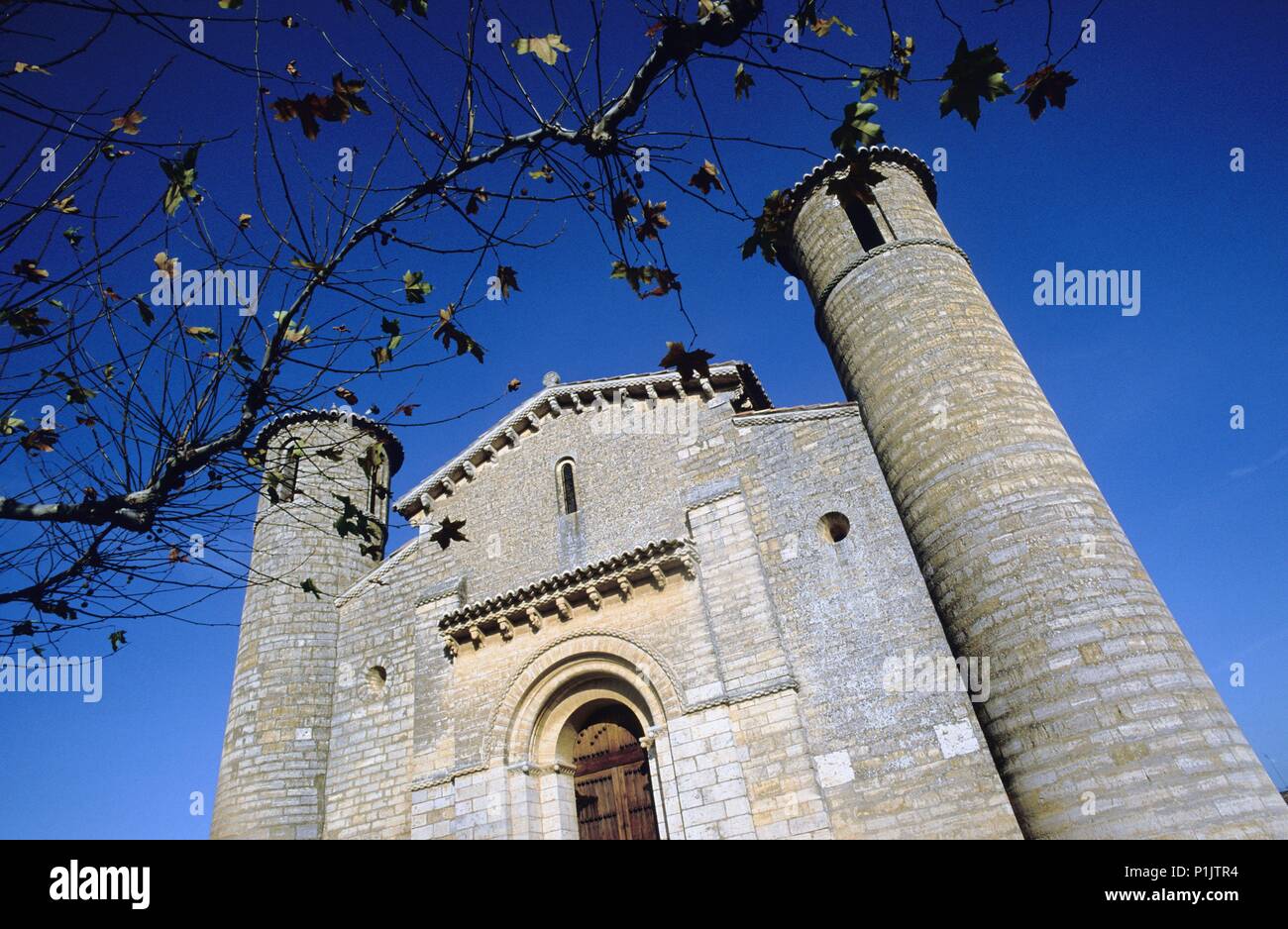 Frómista, San Martín church façade (romanesque); (Sant James pilgrimage ...