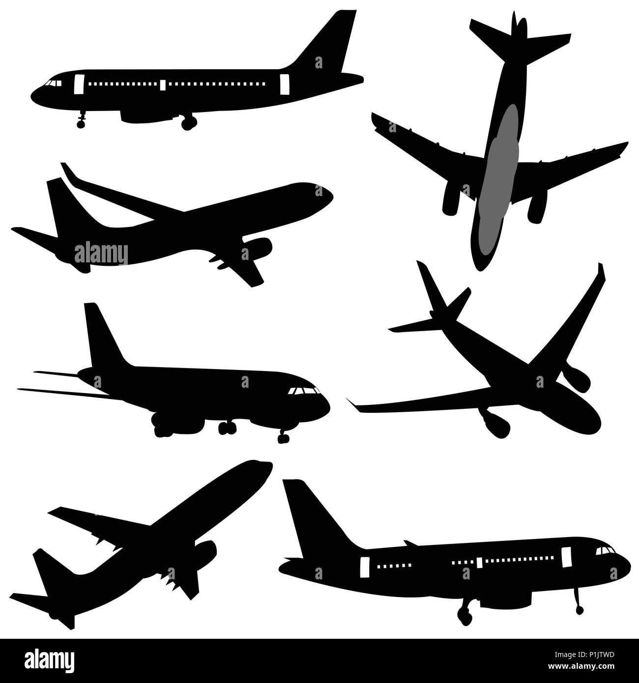 Window plane travel Cut Out Stock Images & Pictures - Alamy