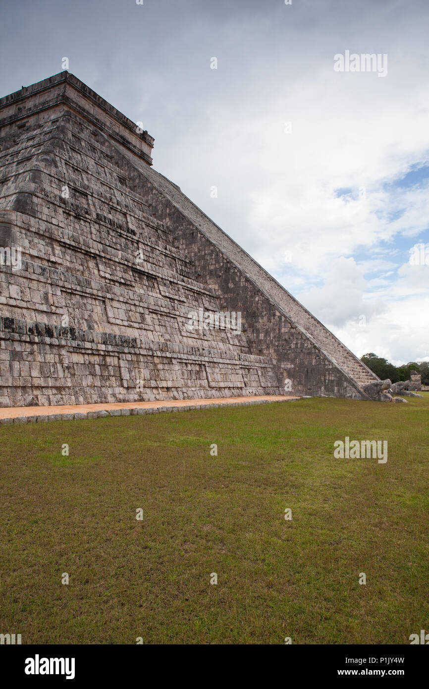 Majestic ruins in Chichen Itza,Mexico.Chichen Itza is a complex of ...
