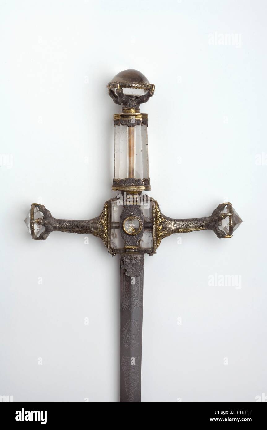 Sword (Henry VIII's sword), 16th century. Artist: Unknown Stock Photo ...