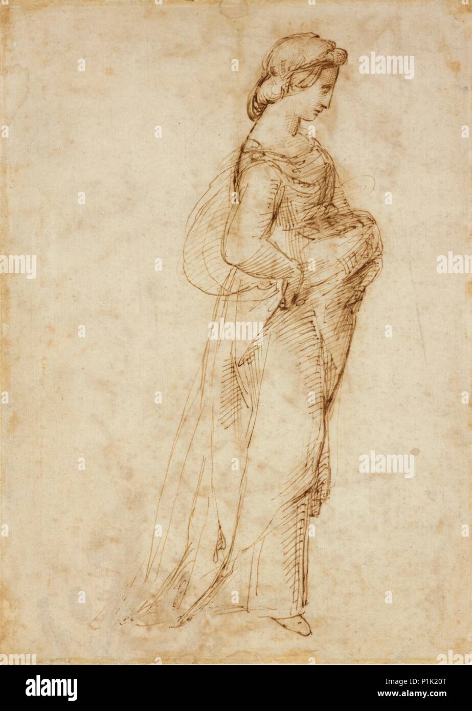 Pen and ink female figure hi-res stock photography and images - Alamy