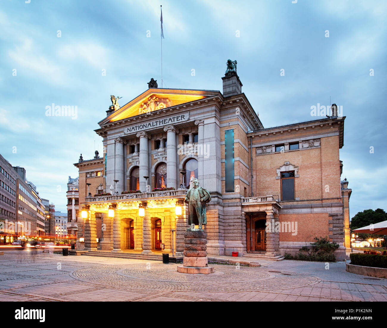 Statue national theatre oslo hi-res stock photography and images - Alamy