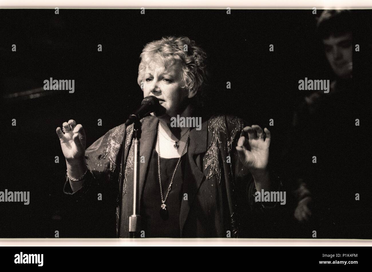 Carol Kidd, Pizza on the Park, London, April 1991. Artist: Brian O ...