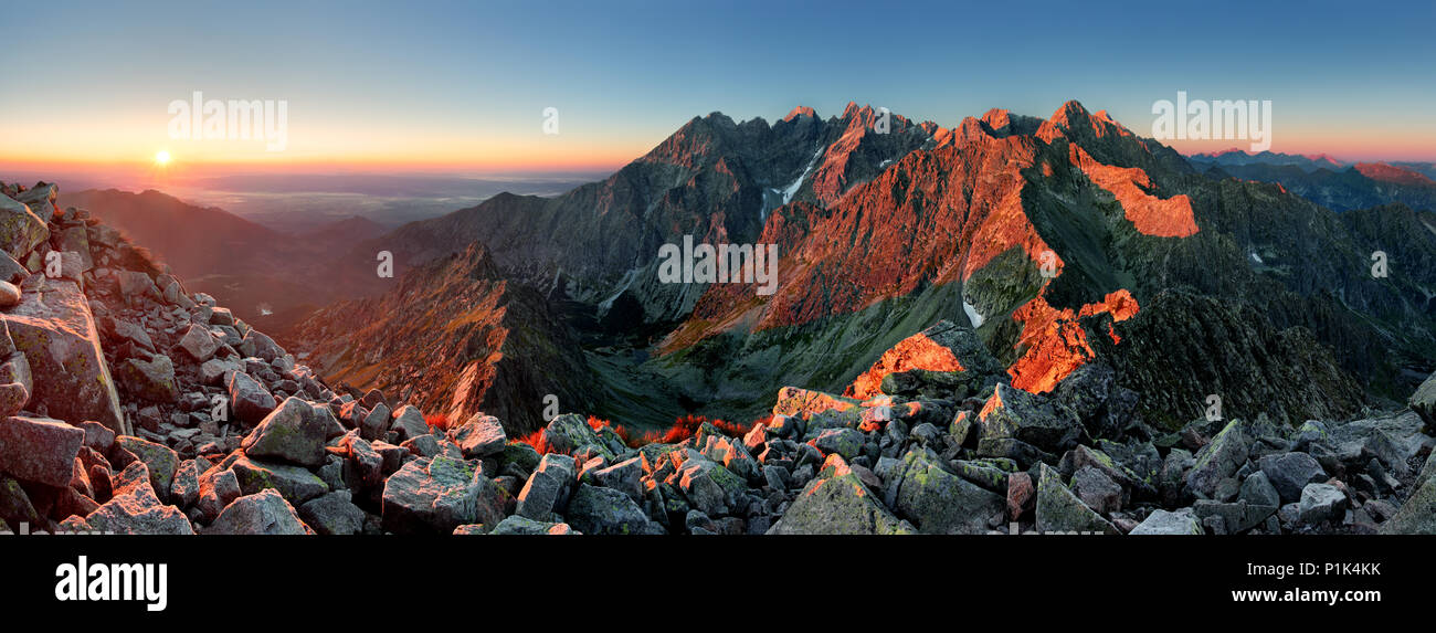 Tatra mountains sunset hi-res stock photography and images - Alamy
