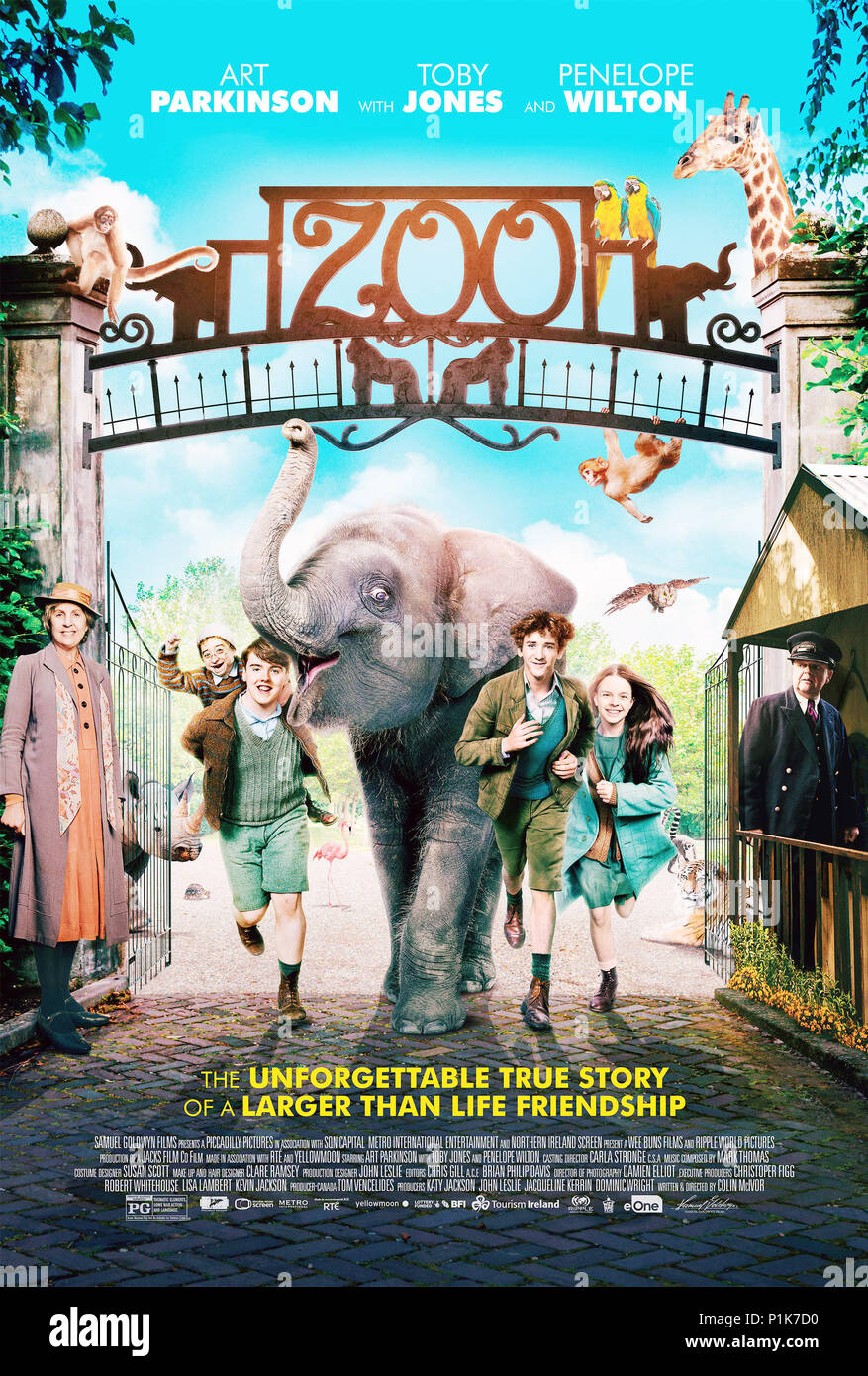 ZOO, US poster, from left: Penelope Wilton, James Stockdale, Ian O ...