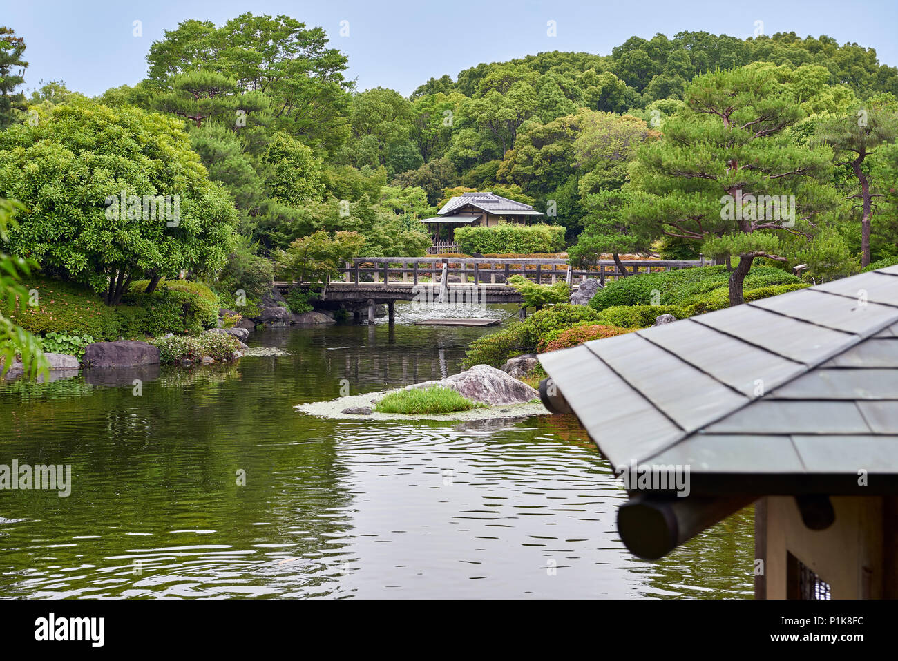 Shirotori traditional Japanese garden in Nagoya Stock Photo - Alamy